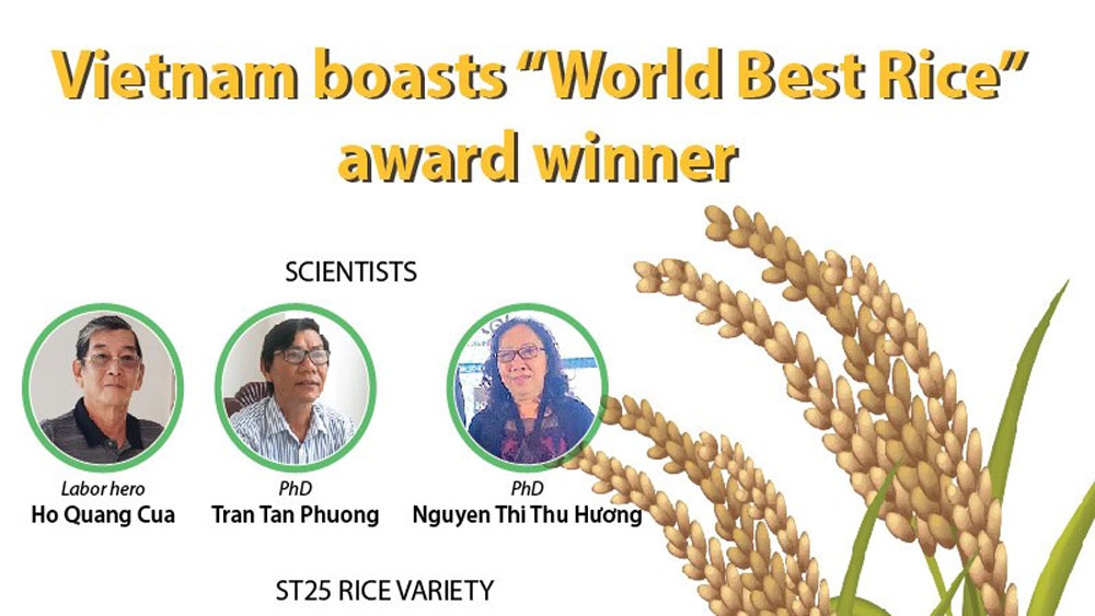 Vietnam boasts "World Best Rice" award winner