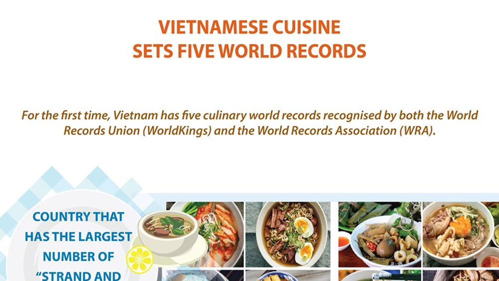 Vietnamese cuisine sets five world records